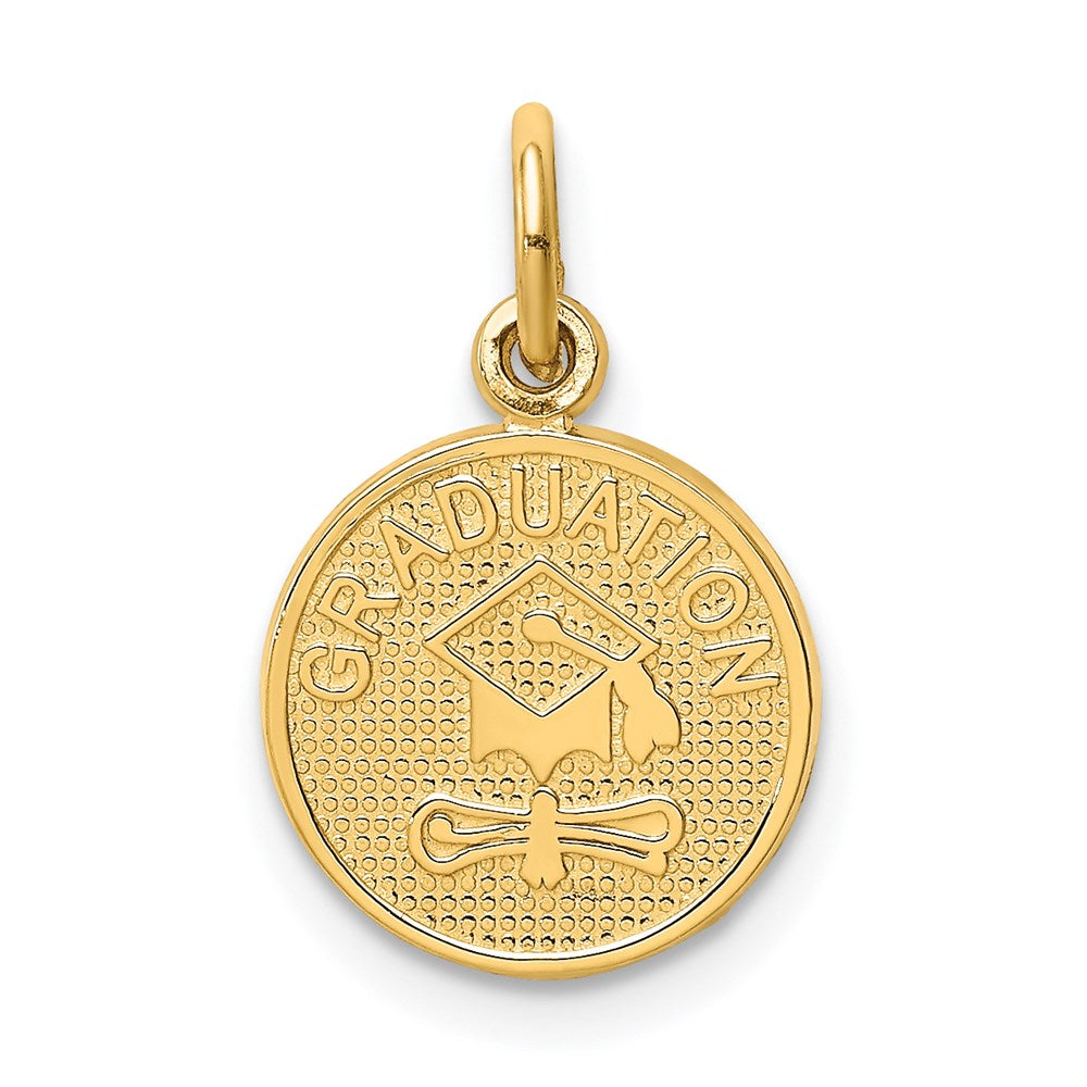14K Yellow Gold Graduation Charm | Goldia.com